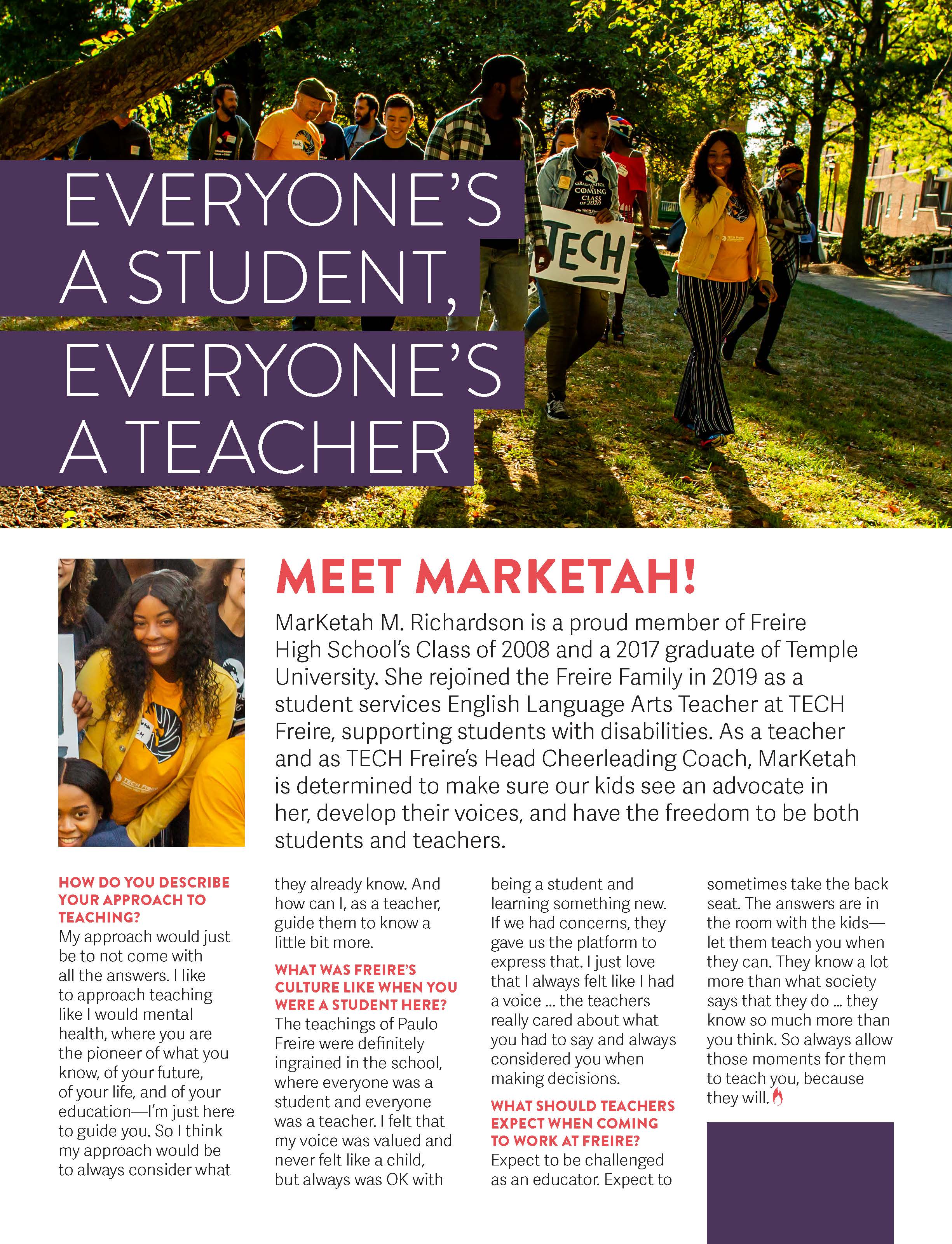 Freire Schools Alumni Magazine